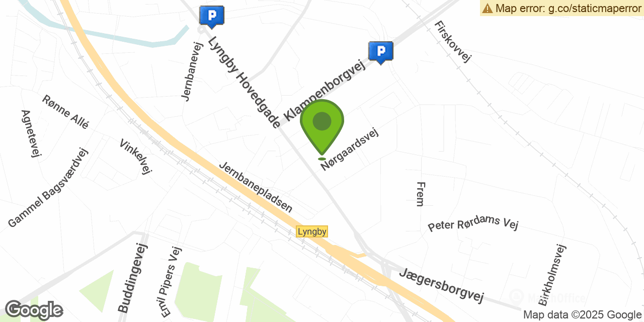 Nørgaardsvej 1 i Kongens Lyngby - Parkering til leje på Lokalebasen