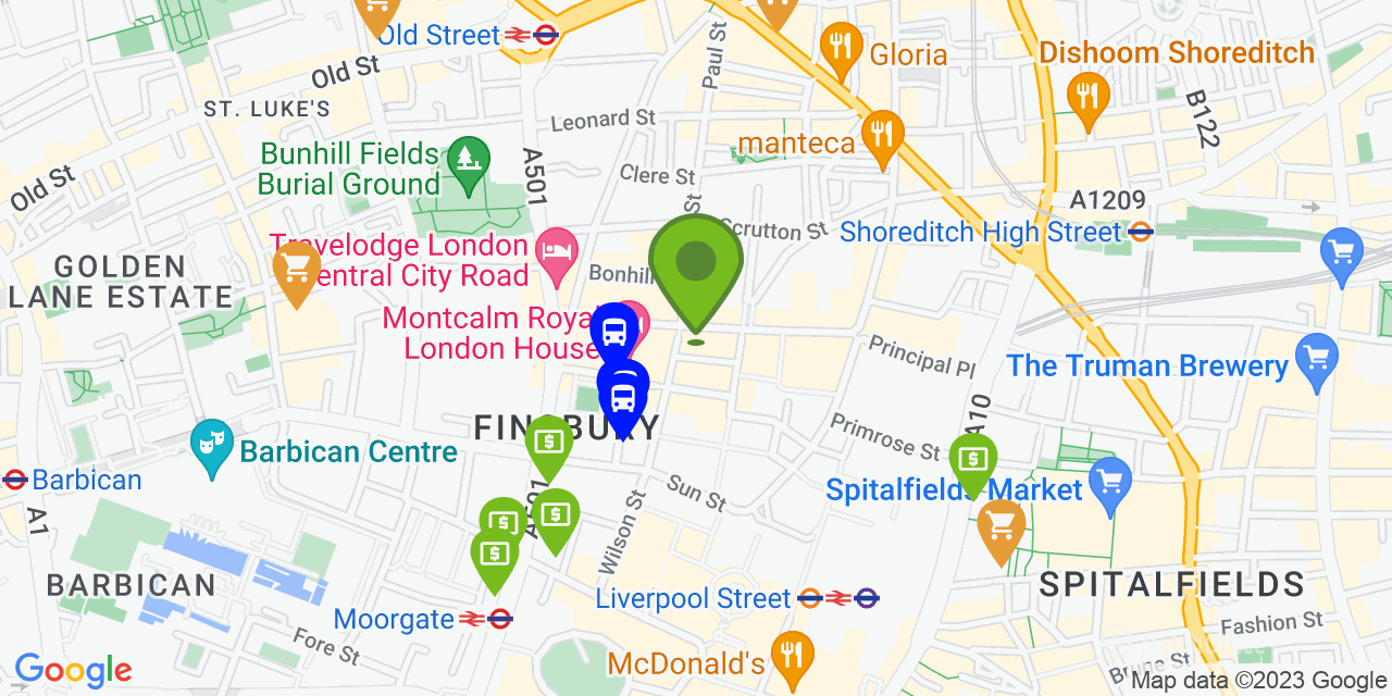 Wilson Street 70, EC2A 2DB The City of London - Coworking spaces 100 m² ...