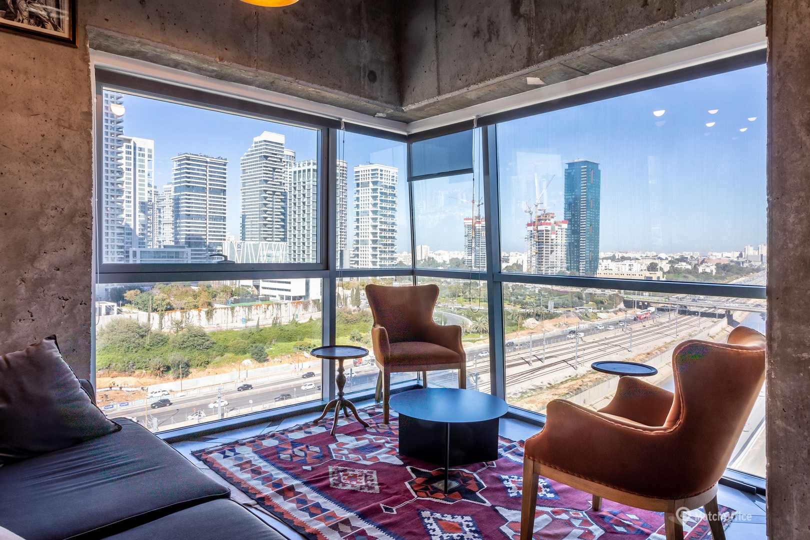 Shared Office Space on Derech Menachem Begin 11, Ramat Gan for Lease ...